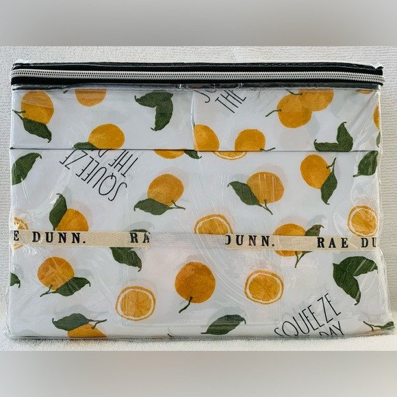 Rae Dunn | Bedding | Rae Dunn Squeeze The Day Sheet Set Queen | Poshmark